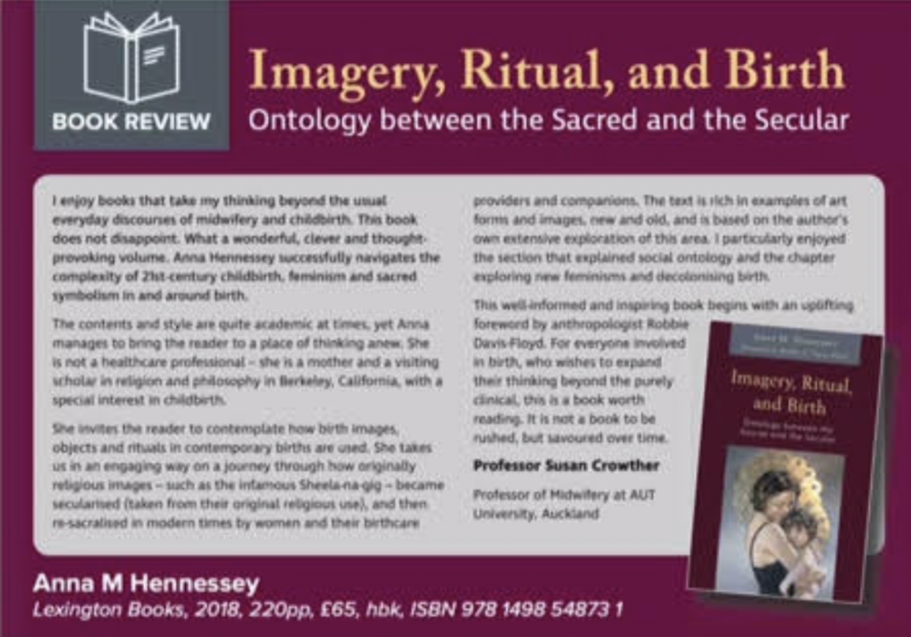 April 2020 Review of “Imagery, Ritual, and Birth” in “The Practising ...